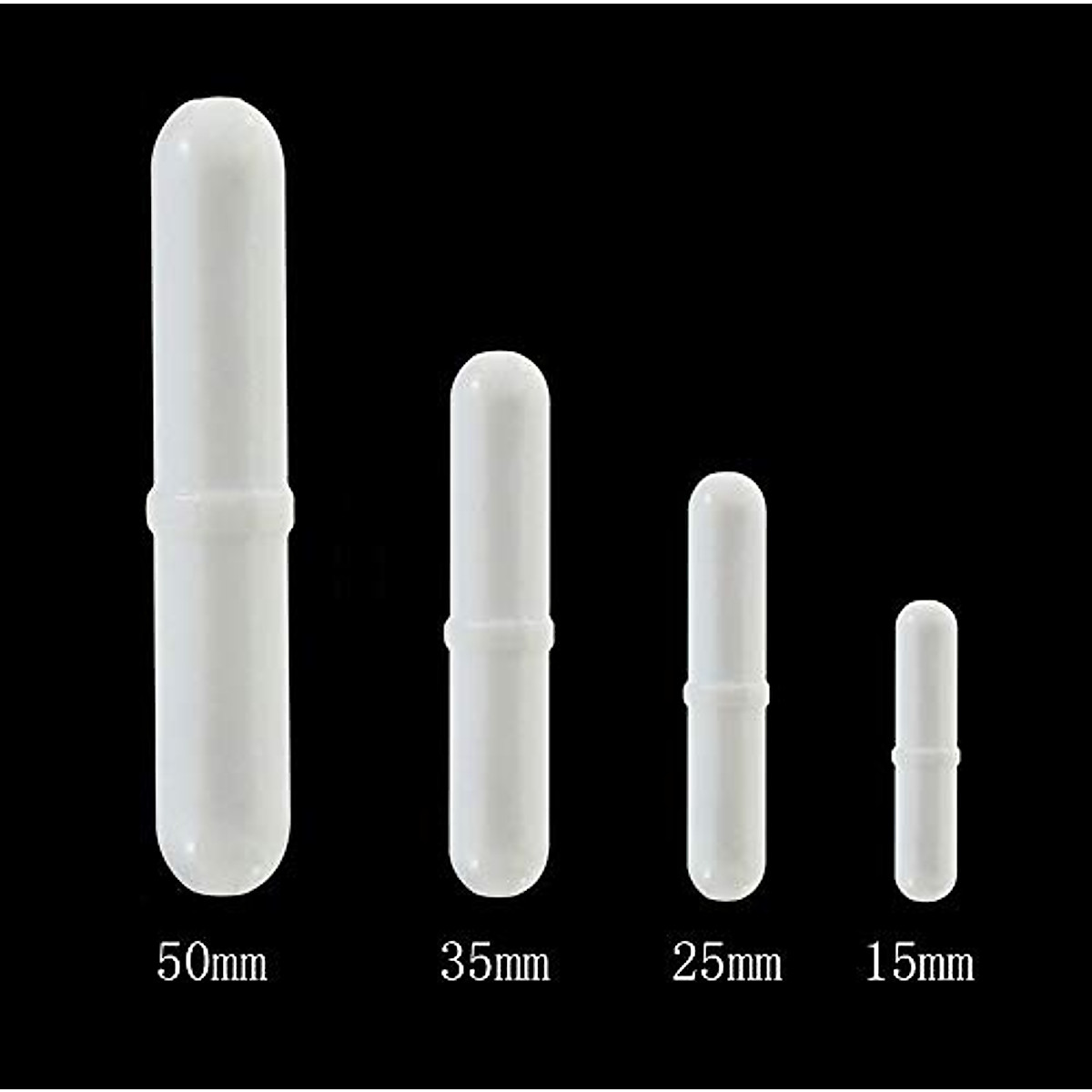 6 Pcs Magnetic Stirrer Mixer Stir bar Spinbar Stirring Mixer 3 Shapes (6, Combination Set)