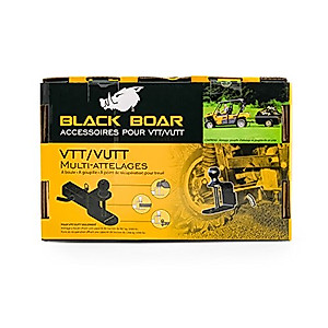 ATV/UTV Mount with Hitch Ball and Winch Strap Loop (1 7/8" Ball, 1 1/4" Shank) (66026)