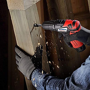 ACDelco ARD12119P 12V Cordless Li-ion 3/8” 265 In-lbs. 2 Speed Compact Drill Driver Tool Kit with 2 Batteries