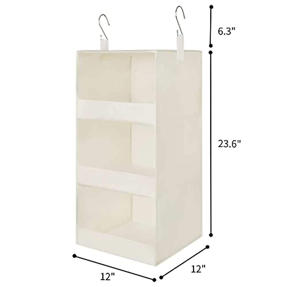 GRANNY SAYS Bundle of 1-Pack Hanging Organizer Closet & 1-Pack Hanging Closet Organizer
