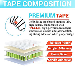 LeFix Replacement Display Adhesive Tape Kit+Opening Cut Wheel Tool Kit for iMac (Retina 4K, 21.5-inch, 2019)| iMac (21.5-inch, 2017)| iMac (Retina 4K, 21.5-inch, 2017)-A2116