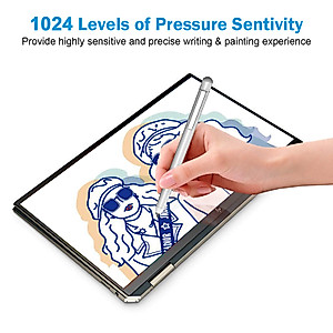 Stylus Pen for HP Envy x360 15-bp0 15-bq0, 5-cn0, X2 12-e0xx,X2 12g0xx; HP Pavilion x360 11m-ad0 14M-ba0 14-cd0 15-br0; HP Spectre x360 13-ae013dX, 13-ac0xx