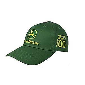 John Deere Mens 100 Year Anniversary Cap- Green