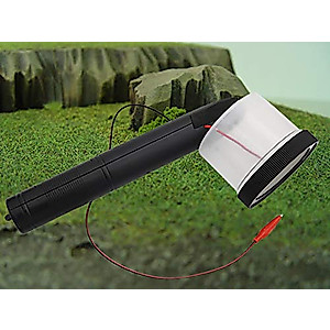 Static Grass Flocking Applicator，Mini Electrostatic Flocking Machine，Portable ABS Flocking Machine for DIY Scenic Mini Terrain Builds Modelling Sand Table Train Wargames Model Railroad Diorama Scale