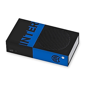 Head Case Designs Officially Licensed Inter Milan Blue and Black Full Logo Vinyl Sticker Gaming Skin Case Cover Compatible with Xbox Series S Console