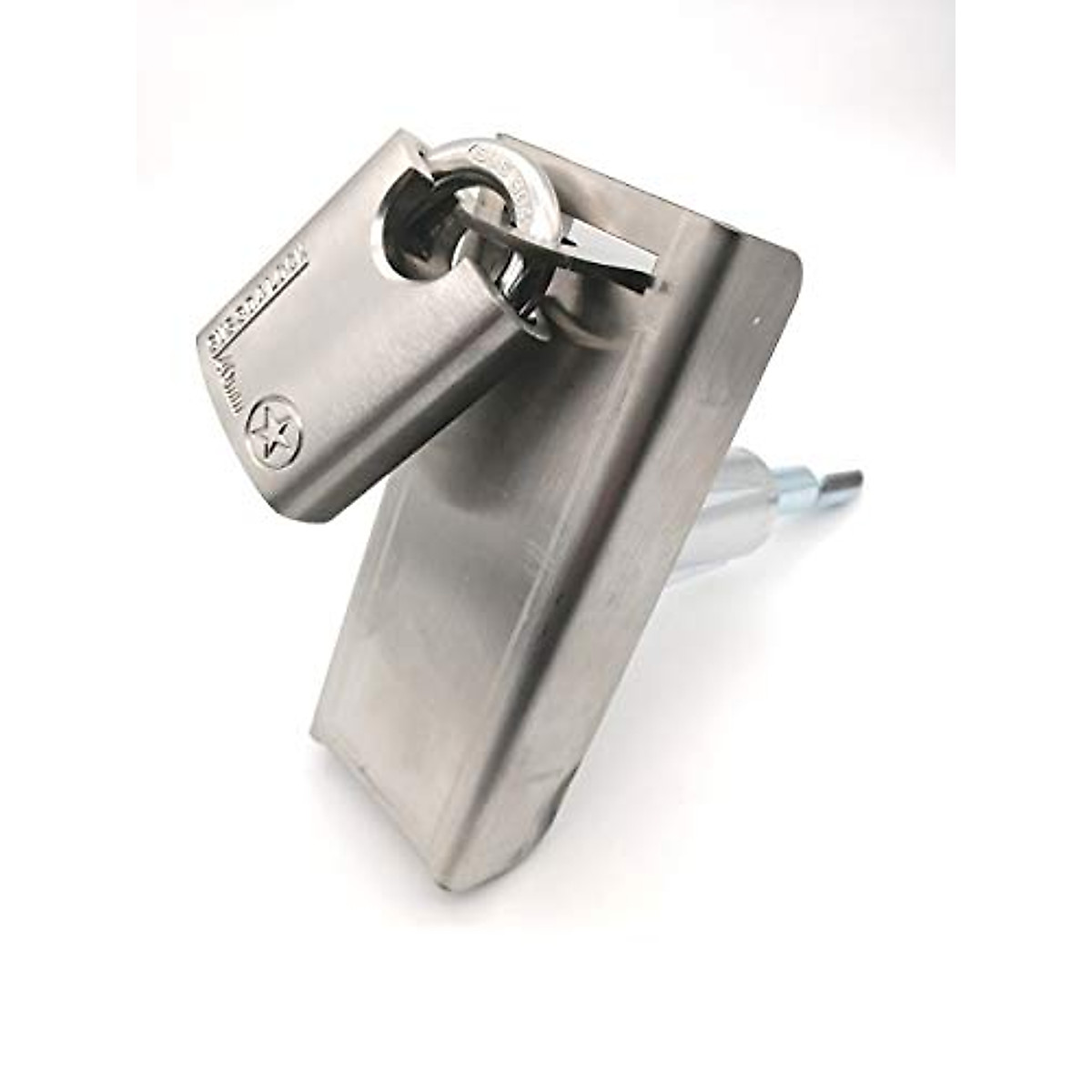 LORADAR Vending Machine Door Lock Stainless Steel Protection Cover, T Handle Vending Machine Lock Protection Cover, to Prevent The Lock Cylinder from Being Stolen or Damaged