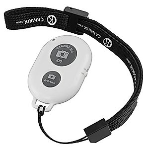 CamKix Camera Shutter Remote Control with Bluetooth Wireless Technology - Create Amazing Photos and Videos Hands-Free - Works with Most Smartphones and Tablets (iOS and Android)