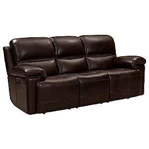 Barcalounger Sedrick Power Reclining Sofa With Power Head Rests, El Paso Walnut