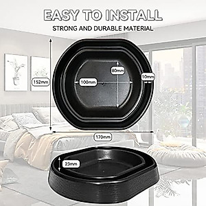 Bed Bug Interceptors | Bed Bug Interceptor Traps | Insect Trap, Monitor, and Detector for Bed Legs (Black - 12 pcs)