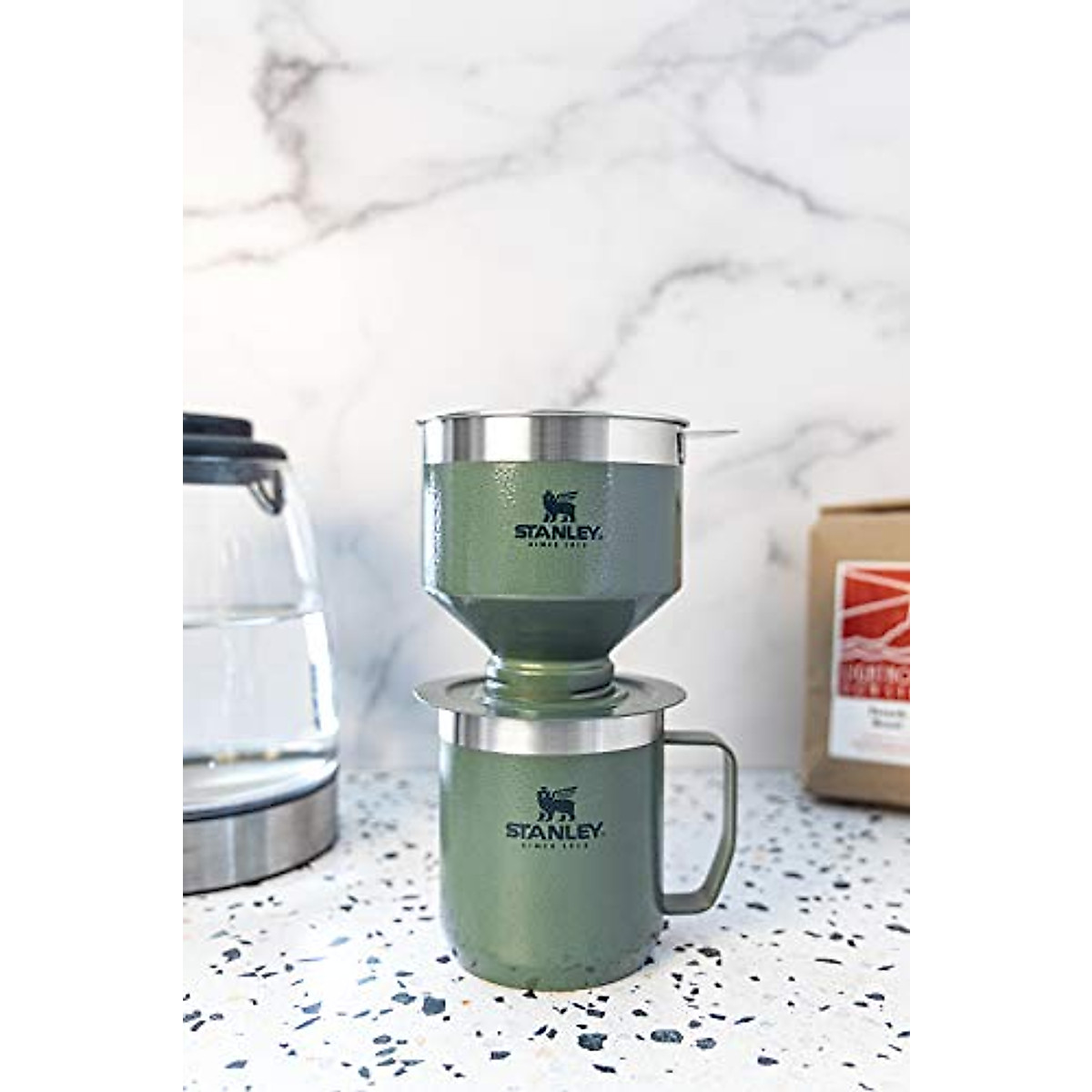 Stanley 10-09383-001 The Perfect-Brew Pour Over Hammertone ,0.35 liters, Green NA