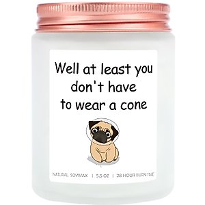 Lavender Scented Soy Candles - Get Well Soon Gifts for Women or Men - Funny Cute After Surgery Cancer Recovery Feel Better Gifts for Friend, Mom, Daughter, Sister Wife, Girlfriend, Her, Him