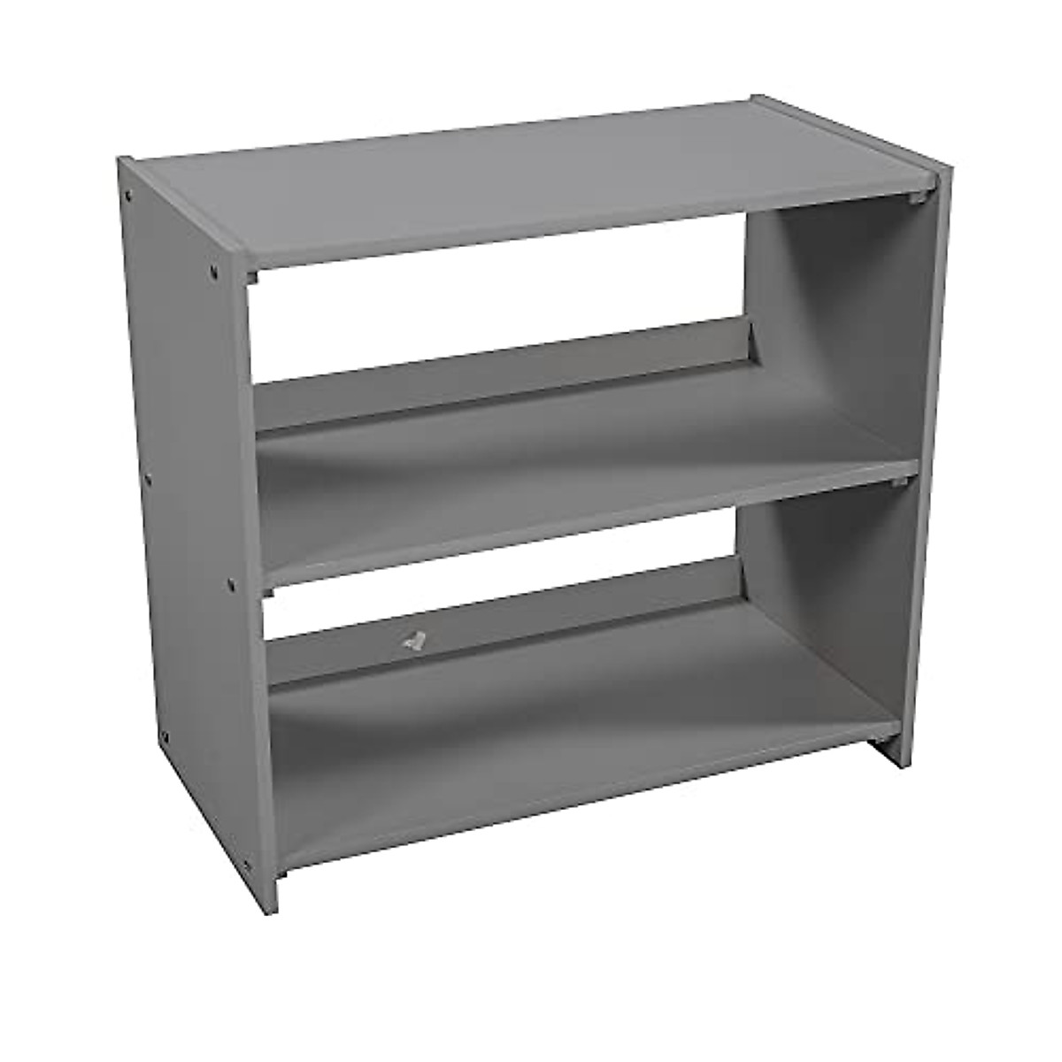 DEYOBED Twin Size Wooden Loft Bed Frame with Slide,Bookcases and Storage Drawers,Convertible Ladder for Kids Teens