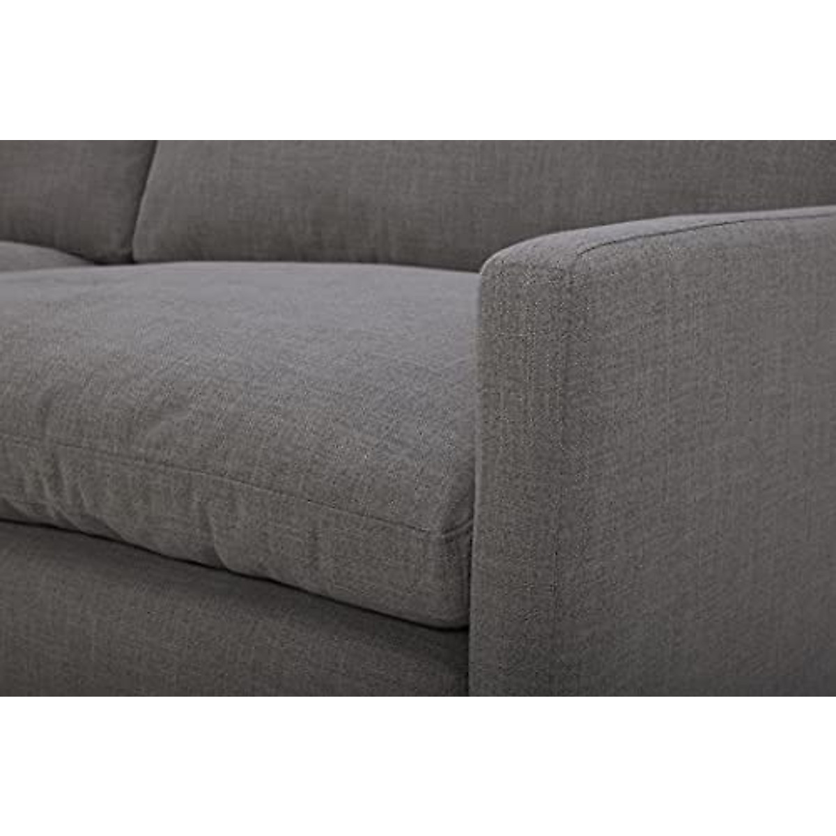 Amazon Brand – Stone & Beam Rustin Contemporary Deep-Seated Sofa Couch, 89"W, Grey