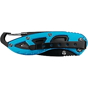 Performance Tool W9384 Northwest Trail 2 1/2" Bisina Folding Pocket Knife, Serrated Clip Point, Stainless Steel