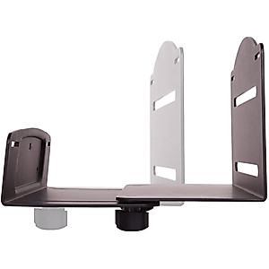 StarTech.com Wall Mount CPU Holder - Adjustable Width 4.8in to 8.3in - Metal - Computer Tower Mounting Bracket for Desktop PC (CPUWALLMNT)