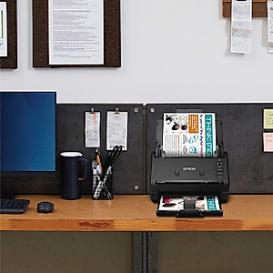 Epson Workforce ES-500W II Wireless Color Duplex Desktop Document Scanner for PC and Mac, with Auto Document Feeder (ADF) and Scan from Smartphone or Tablet (Renewed)