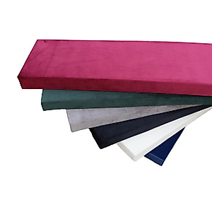 Ginsimar Velvet Pad, Zippered Cover Removable,Gel Memory Foam Mattress, Topper Warm Mattress Pad Cover for Pressure Relief,Breathable, Soft & Cozy (Purple ; Custom Size)