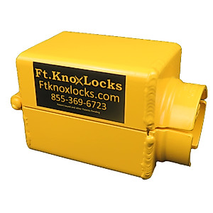 Ft. Knox Locks Curt Style Bumper Pull Coupler/Hitch Trailer Lock with Trimax Puck Lock