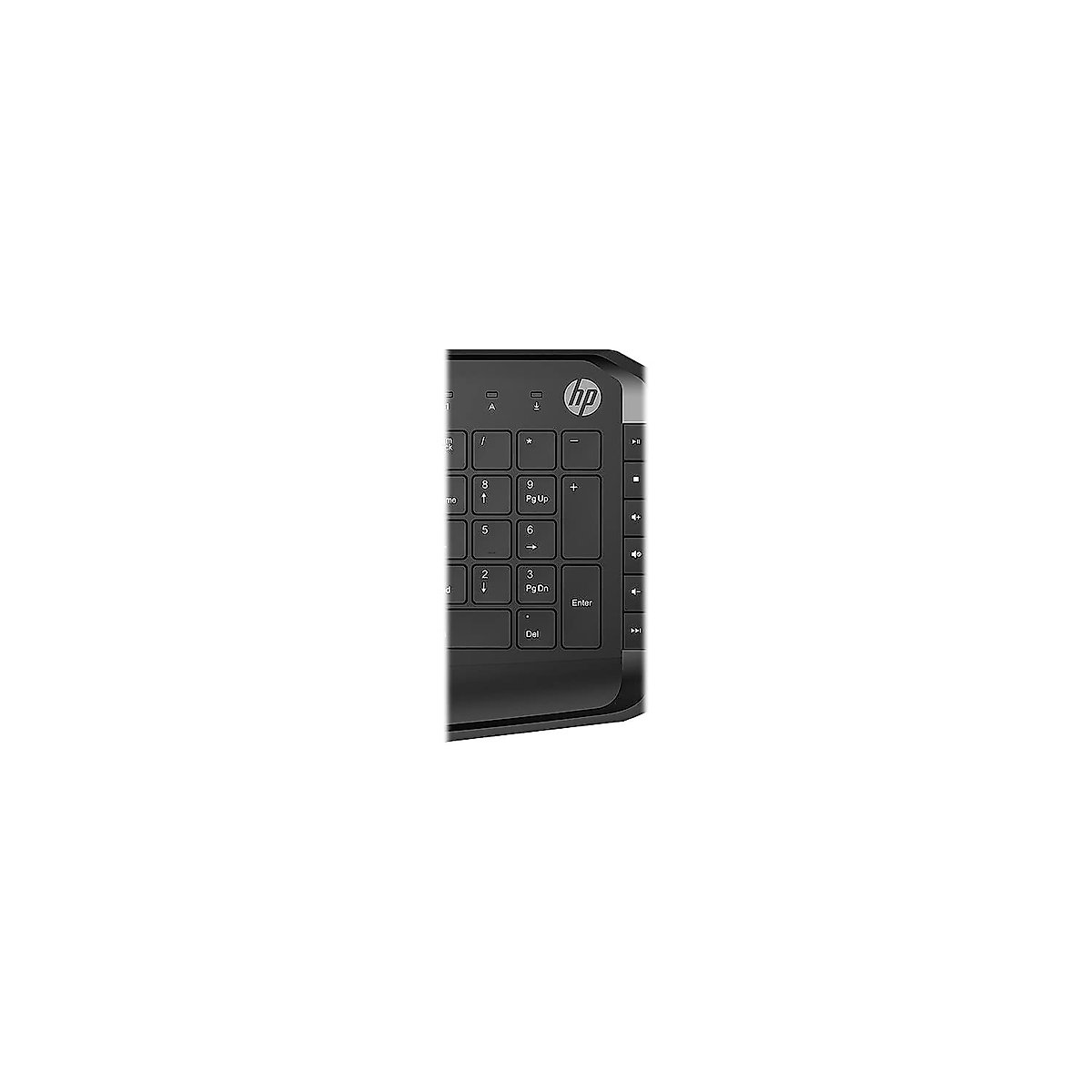 HP Pavilion Wired Keyboard and Mouse 200 (Black) - USB-A Plug-and-Play - Full-Sized Keyboard with Numeric Keypad, Enhanced F1-F12 Keys, & 12 Hotkeys - 1600 DPI Mouse - Windows Compatible (9DF28AA#ABL)