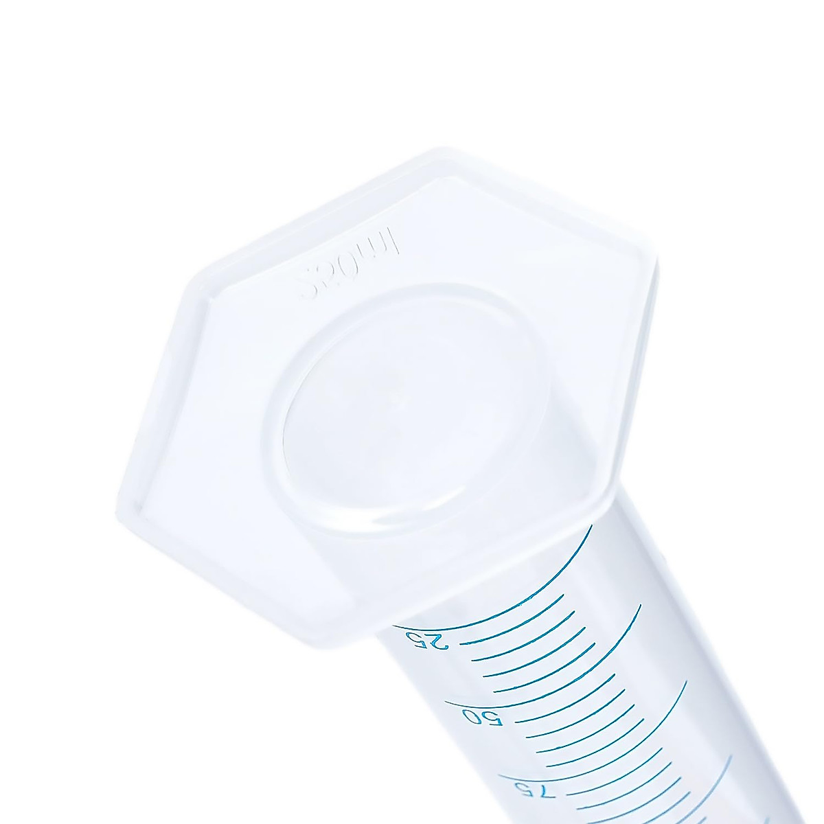 250ml Plastic Measuring Graduated Cylinder, Polypropylene Plastic, 2-Sided Marking, Ideal for Science, School and Home Lab, HUAOU, Pack of 1