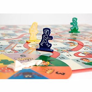 WS Game Company Chutes and Ladders Nostalgia Edition Board Game in Collectible Tin