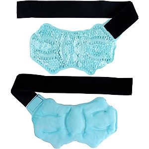 Ankle/Sport Foot Ice Therapy Wrap,Hot Cold Ice Gel Pack with Adjustable Brace for Sprained Ankles, Plantar Fasciitis, Achilles,tendonitis, and Swelling Feet,Microwaveable, Freezable and Reusable