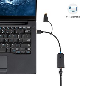 Cable Matters USB C to 2.5 Gigabit Ethernet Adapter, USB to 2.5 Gigabit Ethernet Adapter, Not Compatible with M2 Macs (2.5g Ethernet to USB, 2.5gbps Ethernet Port) -Compatible with Thunderbolt 4 USB 4