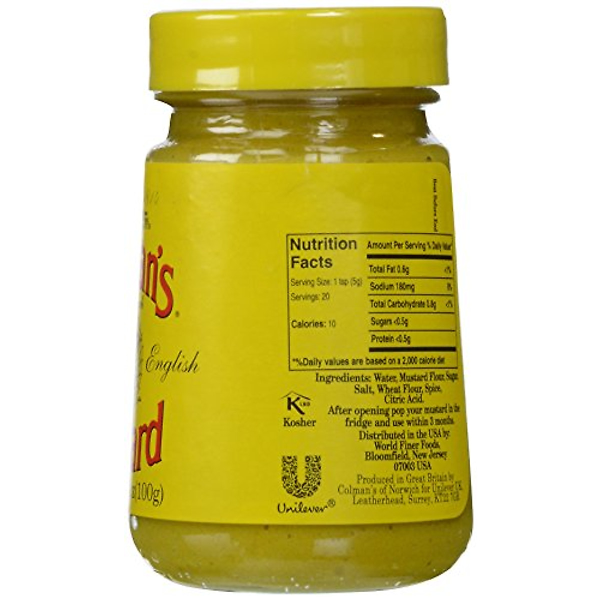 Colman's Original English Prepared Mustard 3.53 oz