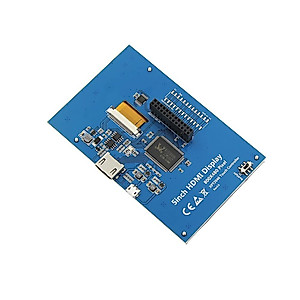 Treedix 5 Inch Display Touch Screen LCD Display HDMI Interface 800×480 Color Touch Screen Module with Touch Pen Compatible with Raspberry Pi 3B+/4B