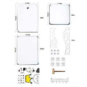 C.G Life 6-Tiers Stackable 24-30 pairs Freestanding Shoe Storage Cabinets with Adjustable Shelving,Withe Shoe Shelf Organizer for Bedroom, Closet, Entryway, Dorm Room,Garage,Shoe Rack have 6 cubes