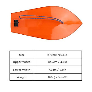 Tgoon Fishing Diving Board, Simple to Operate Orange Lightweight Portable Easy to Carry Fishing Accessory Dive BoardFishing Tool Simple to Operate(9#)