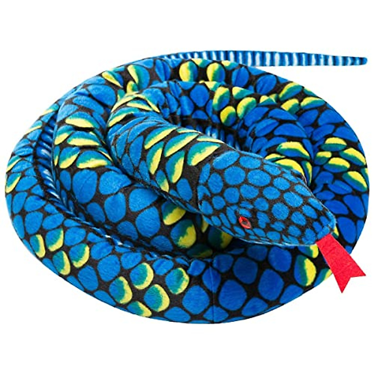 MUOVE Snake Stuffed Animal, Plush Large Snake Realistic Snake Toy, 110 inch Gifts for Kids