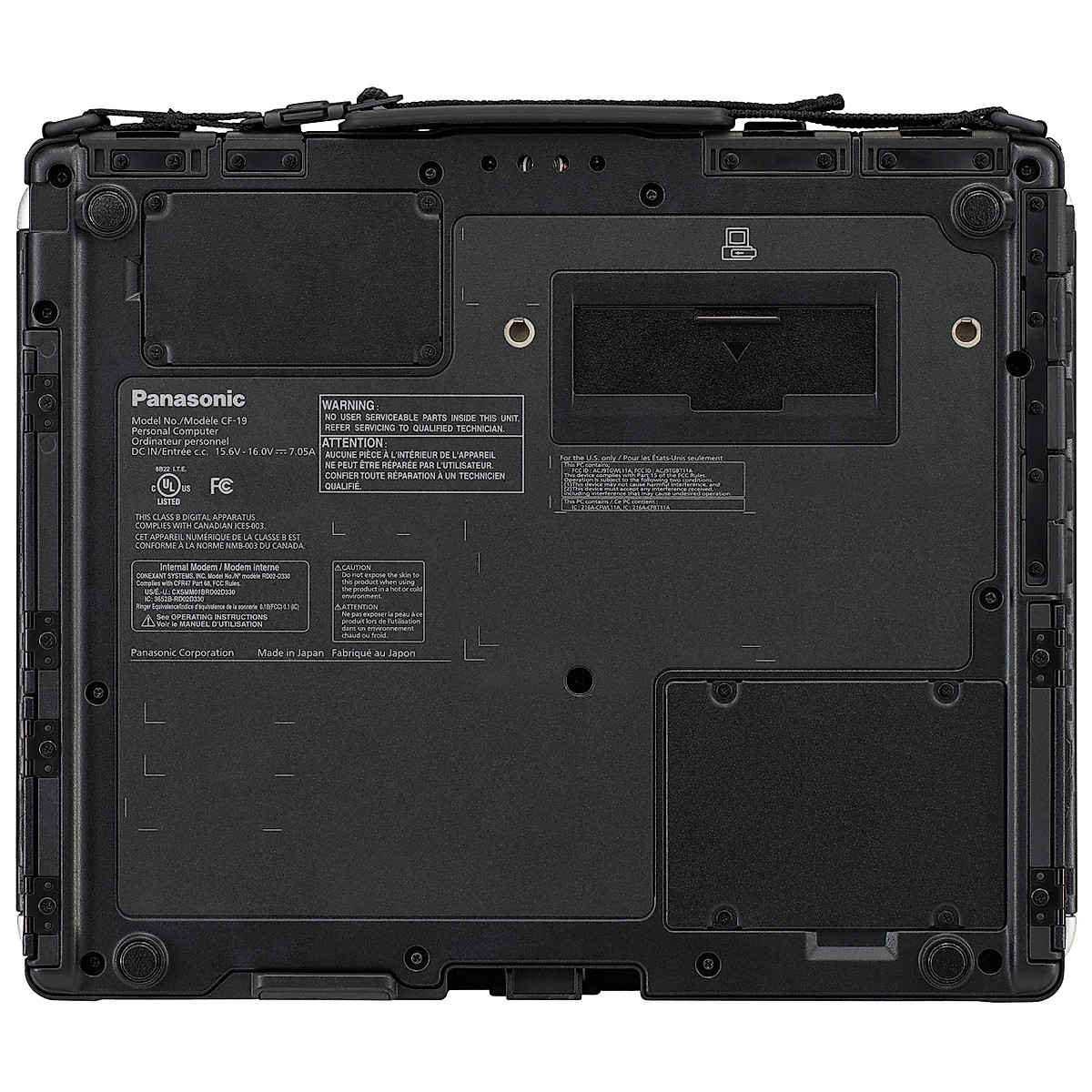 Panasonic Toughbook CF-19 MK7, i5-3340M @2.70GHz, 10.1 XGA Touchscreen, 8GB, 500GB, Windows 7 Pro, WiFi, Bluetooth (Renewed)