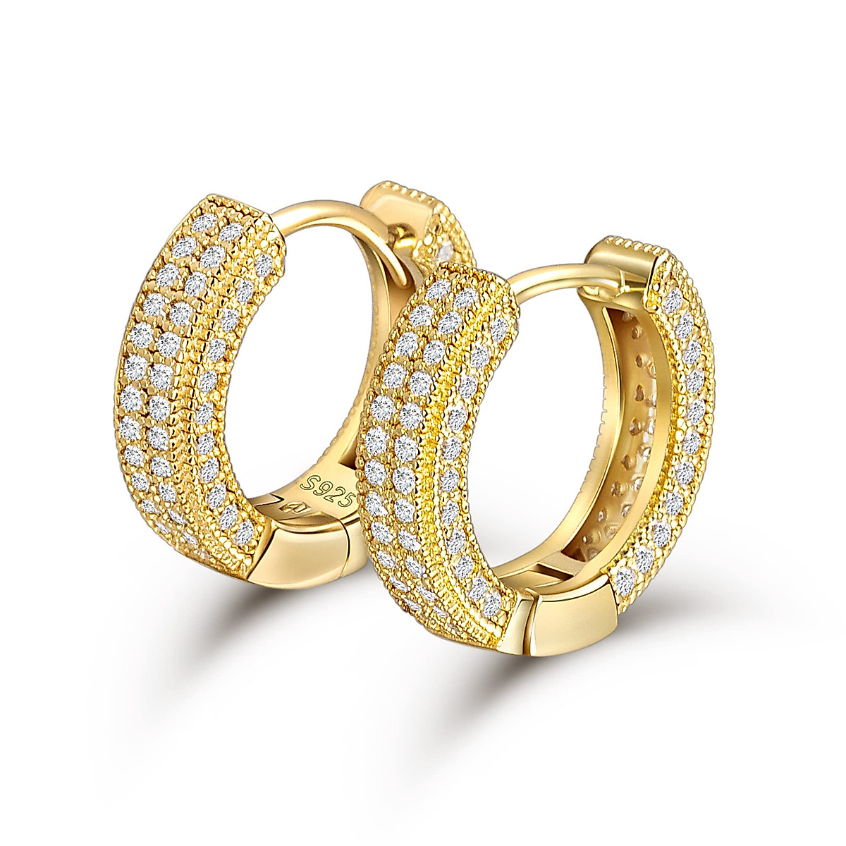 HELLOICE Moissanite Earring (Gold)