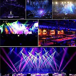 Kebert Par Lights, 36 Led DJ Stage Lights with Remote Control and DMX, 1W RGB Sound Activated Stage Lights, 9 Modes Par Led Flood Lights for Wedding Bar Party DJ Show -8 Pack