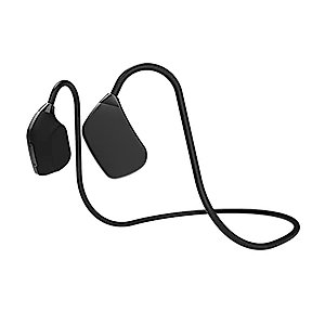 Bone Conduction Headphone Stereo Surround Not in-Ear Sport Earbuds Wireless Headset for Fitness Black B