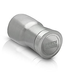 North Stainless Steel Vacuum Insulated 5-Piece Tumbler Set, 30 oz, Travel Mug For Home, Office, School – Like Yeti Tumbler For Ice Drink & Hot Beverage