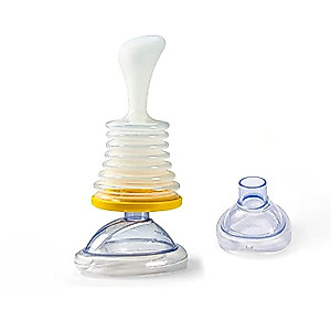 Choking Emergency Device Rescue Device, CPR Training Suction Anti Choking Device CPR for Kids and Adults -Portable Suction Anti Kit Choking First Aid Anti Choking Device First Aid Device (1PC/Yellow)