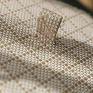 Round Baskets with Lid, Decorative Linen Lidded Storage Baskets, Small Woven Basket for Organizing, 6.3 x 4.72 Inch