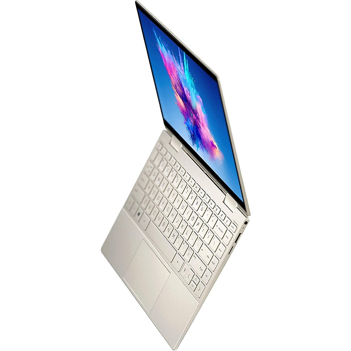 HP 2020 Envy x360 2-in-1 13.3" FHD IPS Touchscreen Laptop Intel Evo Platform 11th Gen Core i7-1165G7 8GB Memory 1024GB SSD Pale Gold - Backlit Keyboard -Fingerprint Reader -Thunderbolt - WiFi 6