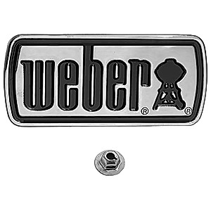 Weber 51406 Logo Label with Fastener