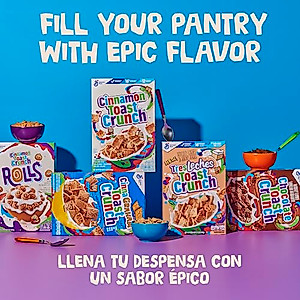 Cinnamon Toast Crunch Breakfast Cereal, Crispy Cinnamon Cereal, Mega Size, 29.1 oz Cereal Box
