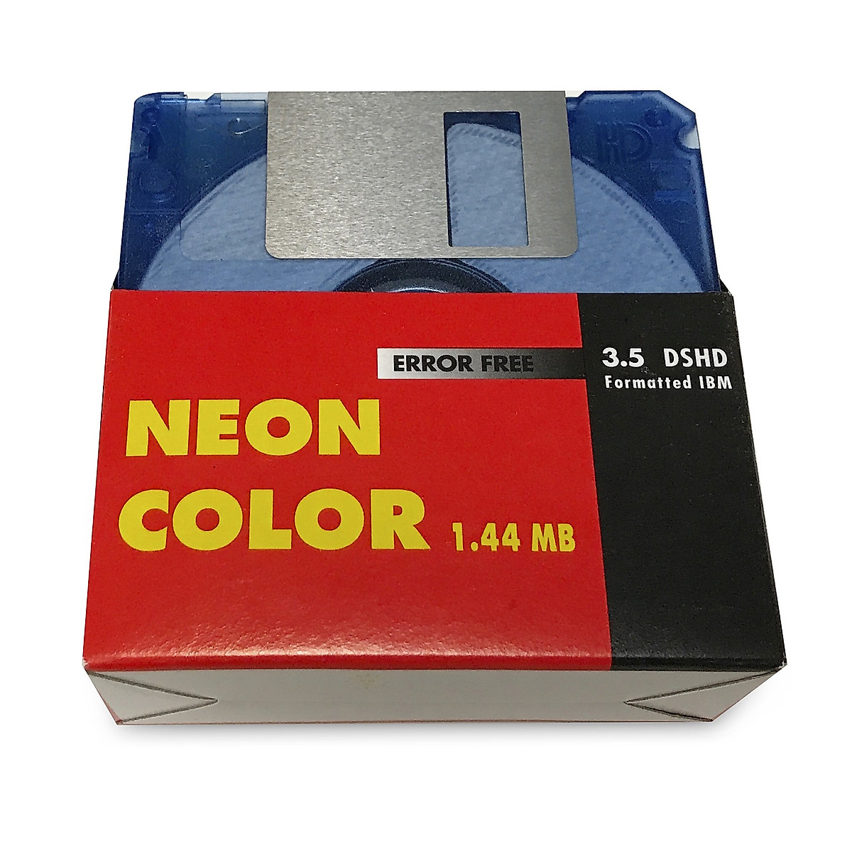 Error Free 3.5 Floppy Diskettes Neon Color 1.44 MB 10pk