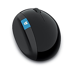 Microsoft Sculpt Ergonomic Mouse (L6V-00001) (Renewed)