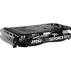 MSI Gaming GeForce RTX 4060 8GB GDRR6 Extreme Clock: 2505 MHz 128-Bit HDMI/DP Nvlink TORX Fan 4.0 Ada Lovelace Architecture Graphics Card (RTX 4060 Ventus 2X Black 8G OC)