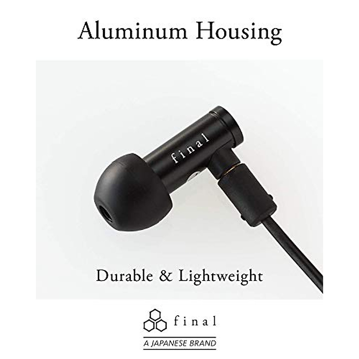 Final E4000 High Resolution Sound Isolating In-Ear Headphones Earphones