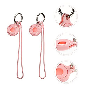 Hemobllo Lids 2PCS Anti- Scratch Cover Silicone Lint Shell Compatible for AirTag Covers