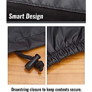 NUPICK 24 Inch Table Top Grill Cover for Cuisinart CGG-306, Royal Gourmet 24" Griddle, Nexgrill 820-0033, Pit Boss 75275 & PB100P1 & PB336GS and Most 2-Burner Portable Grills, Come with Grill Brush