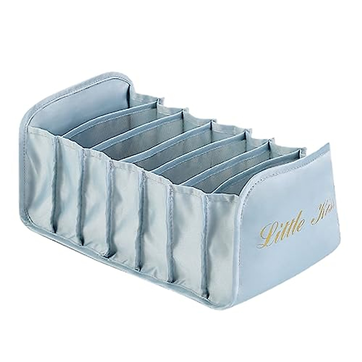 degtnb Underwear Drawer Organizer, Socks Organizer Multi Compartments Large Capacity Fabric Foldable Divided Clothes Container Case Home Supplies