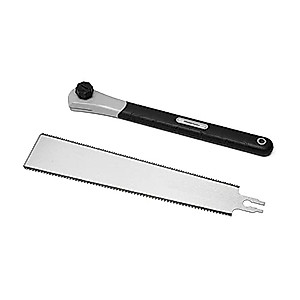 Amazon Basics 2-Piece Pull Hand Saw with Double Edge Blade Cutting For Woodworking - 9.5-inch & 13-inch